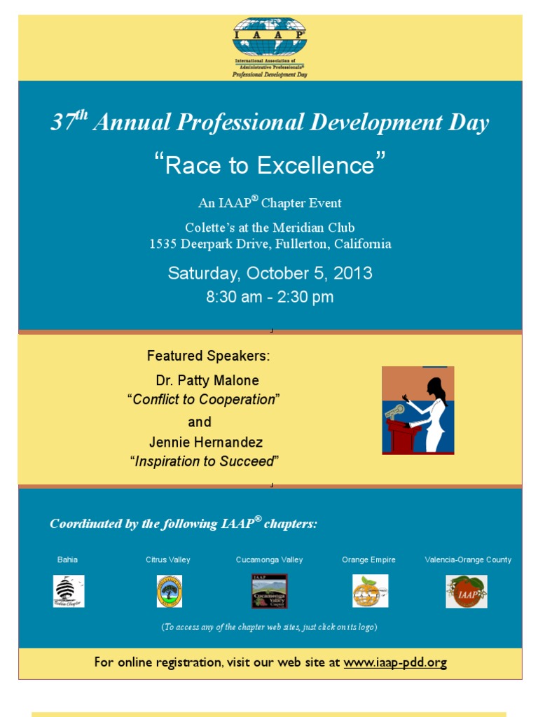 37th Annual IAAP Professional Development Day | PDF | Orange County ...