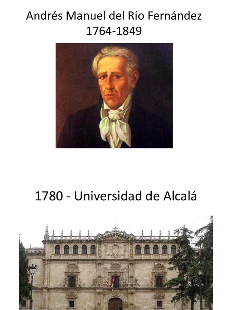 Andrés Manuel Del Río Fernández | PDF | Átomos | Elementos químicos