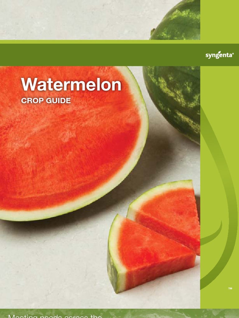 Watermelon Crop Guide PDF | PDF | Watermelon | Herbicide