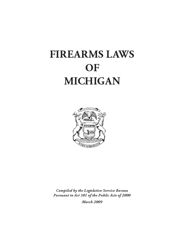 Firearms Laws OF Michigan | PDF | Concealed Carry In The United States ...