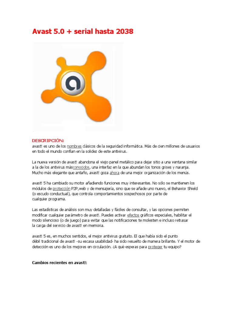 Avast 5 | PDF