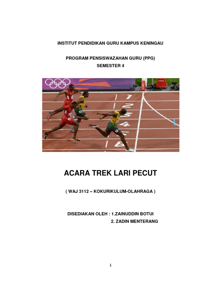 Latihan Lari Pecut | PDF