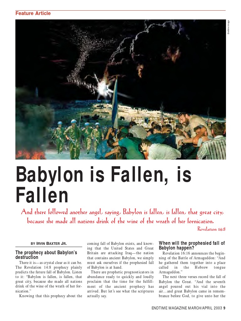 ETM 2003 03 Babylon Is Fallen PDF | PDF | Babylon | Nebuchadnezzar Ii
