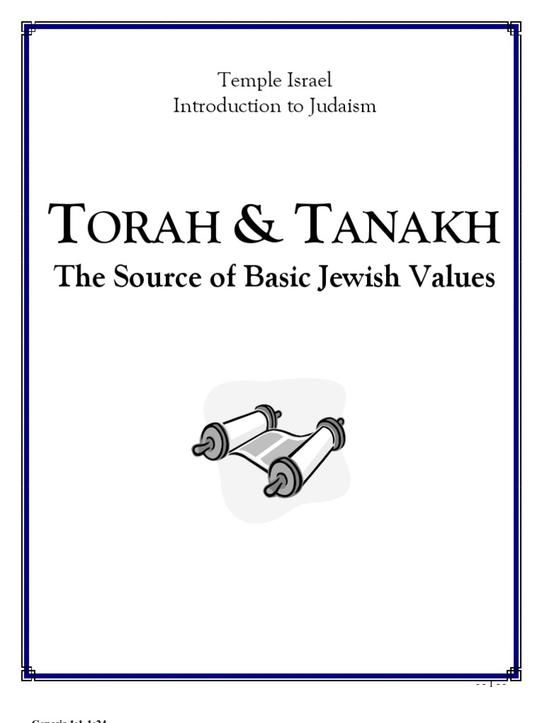 Adult Jewish Learning - 2010 - Intro Packet - Torah and Tanakh | PDF ...