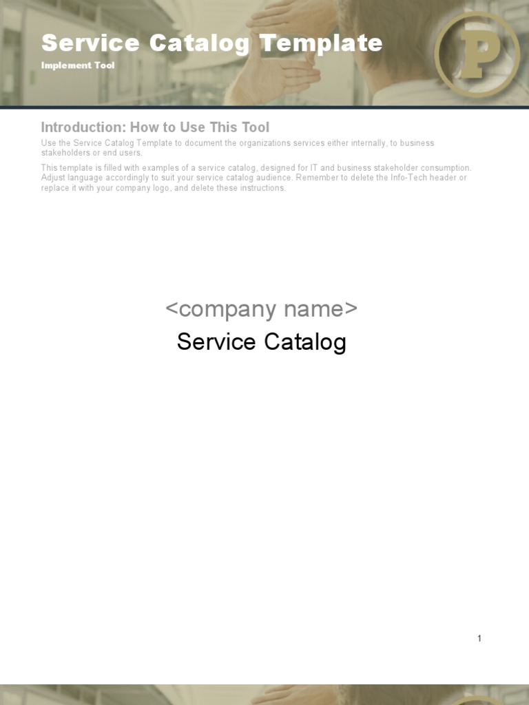 Service Catalog Template | PDF | Oracle Database | Databases