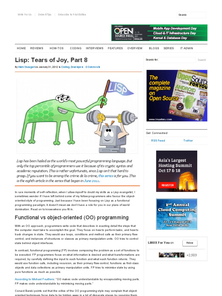 Lisp - Tears of Joy Part 8 | PDF | Method (Computer Programming) | Class (Computer Programming)