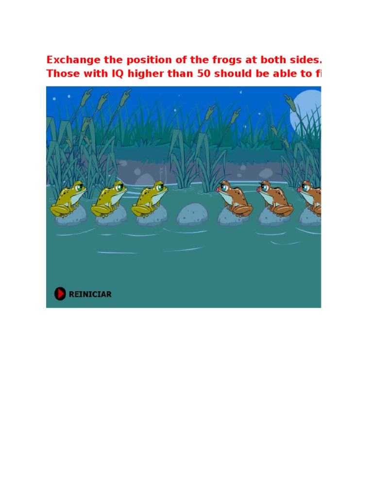 Frog Leap Problem | PDF