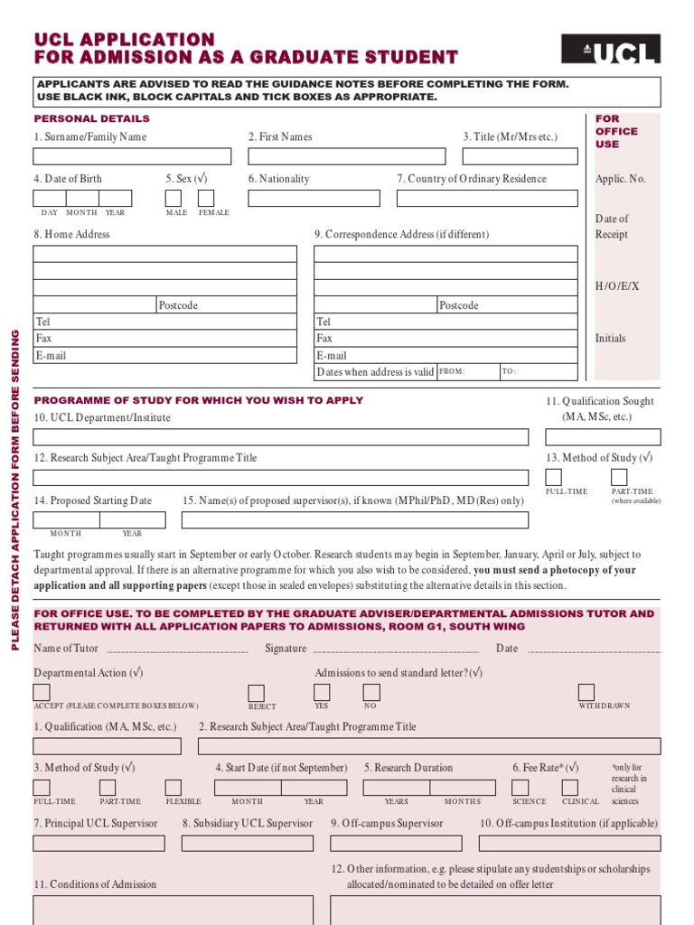 Graduate Forms | PDF
