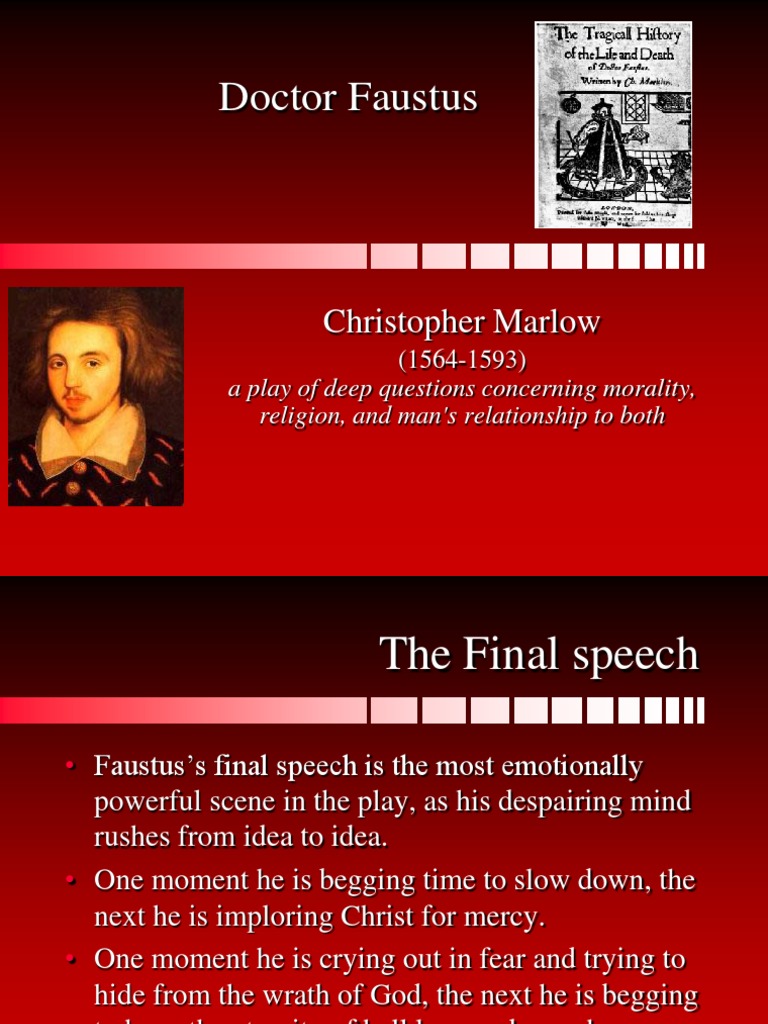 Doctor Faustus: Christopher Marlow | PDF | Hell | Soul