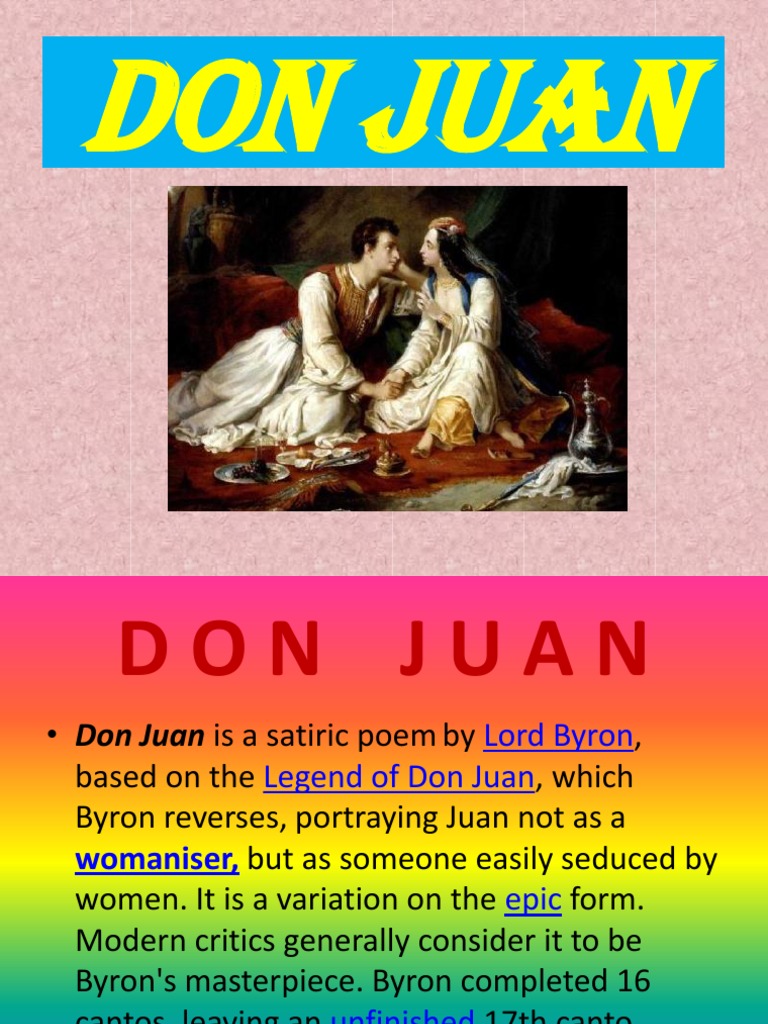 Don Juan | PDF | Lord Byron | Don Juan