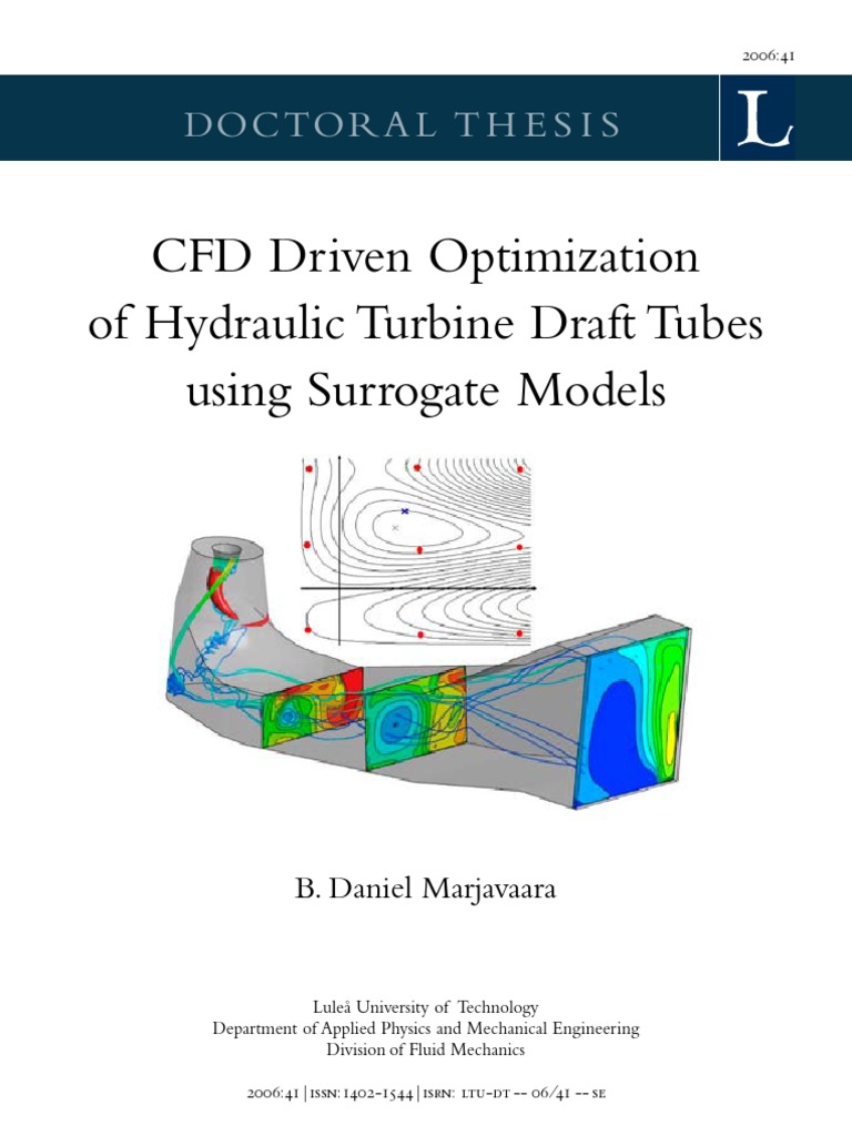 CFD Driven Optimization of Hydraulic Turbine Draft Tubes Using Surrogate Models | PDF ...