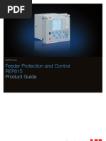 REF 615 Relay Manual | PDF | Electrical Engineering | Electromagnetism