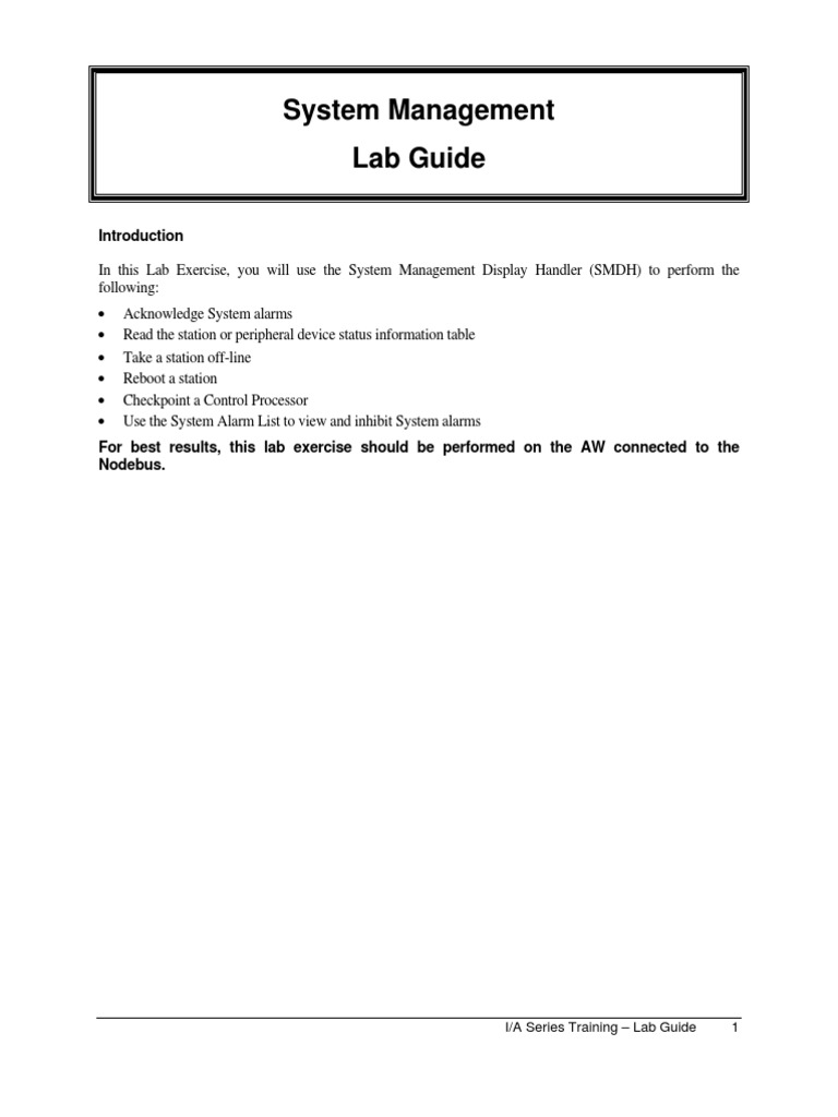 System Management Lab Guide | PDF | Booting | Online And Offline