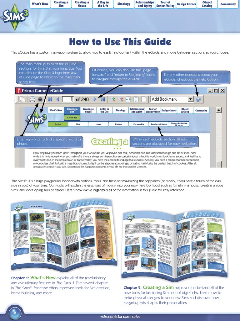 The Sims 3 Official Game Guide - Excerpt | PDF | Strategy Guide | Happiness