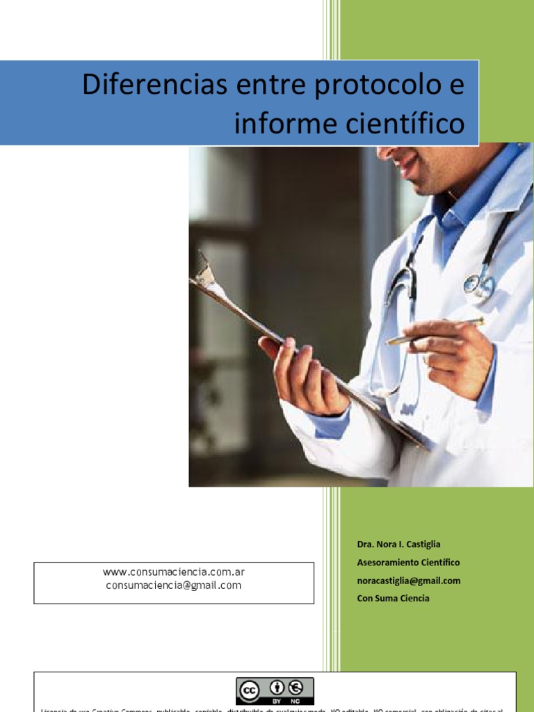 Diferencias entre Protocolo e Informe Científico | PDF | Arte
