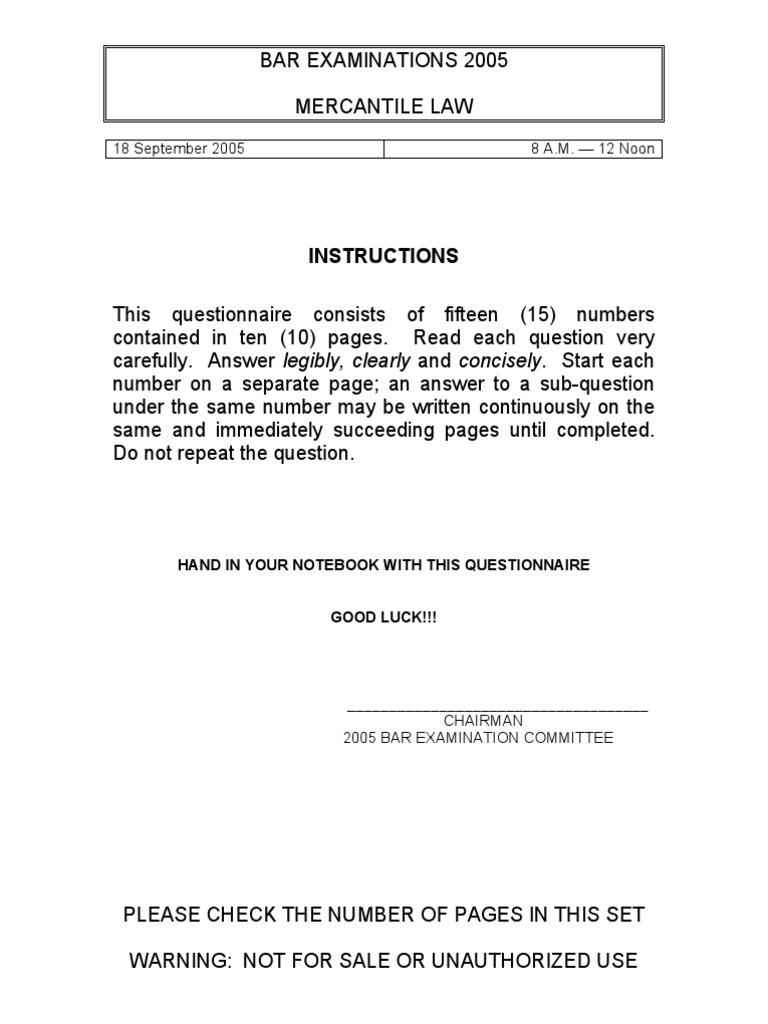 Mercantile Law | Promissory Note | Negotiable Instrument