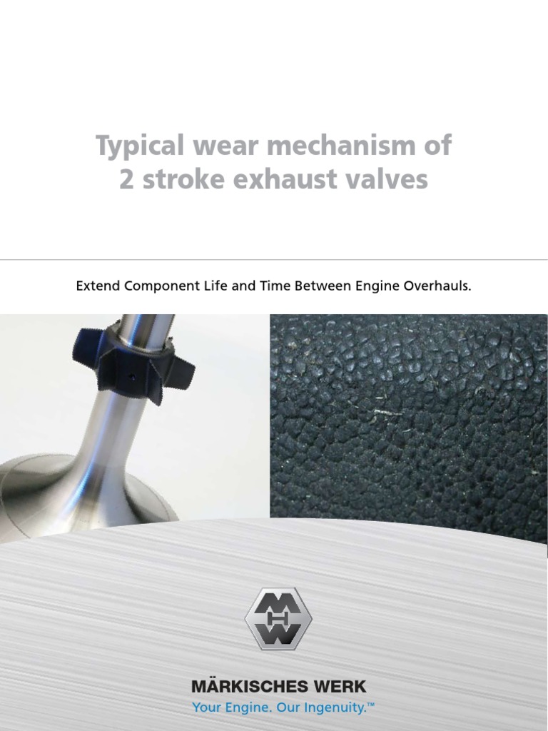 Typical Wear Mechanism 2 Stroke Exhaust Valves | PDF | Engines | Corrosion