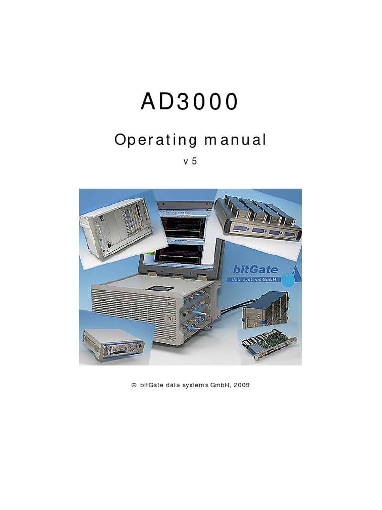 AD3000 Operator Manual | PDF | Microsoft Excel | Page Layout