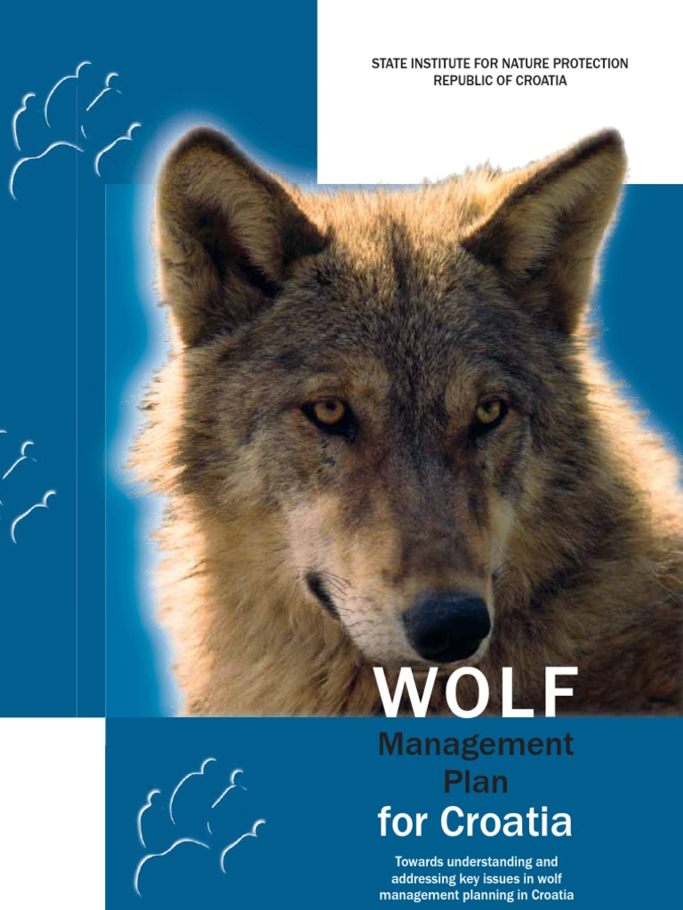 Croatian Wolf Action Plan | PDF | Gray Wolf | Pack (Canine)