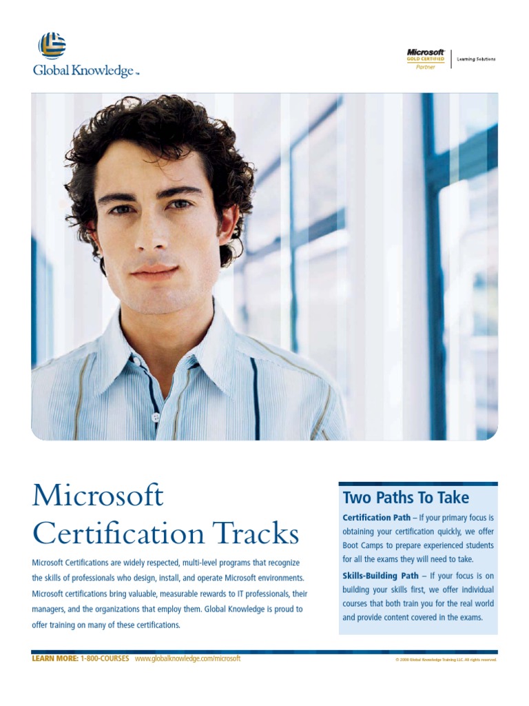 MS Certification Tracks 2008 | PDF | Microsoft Certified Professional ...