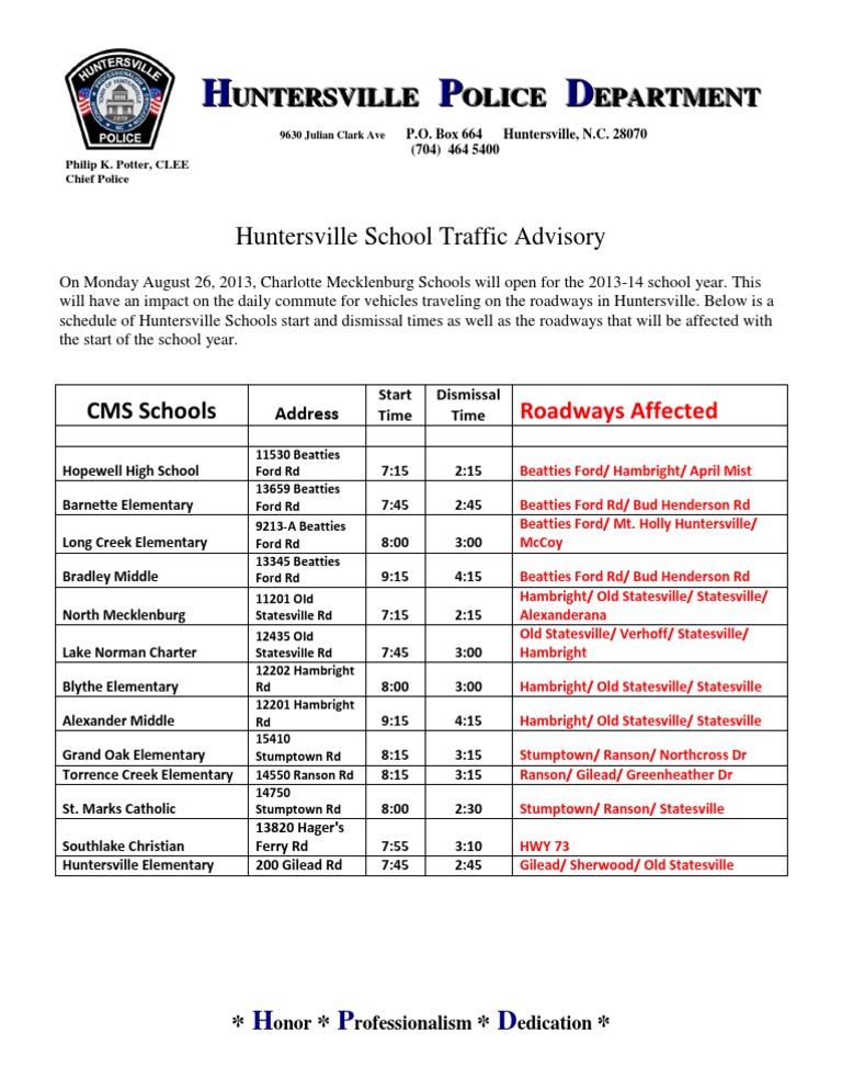 CMS Traffic Alert 2013 | PDF