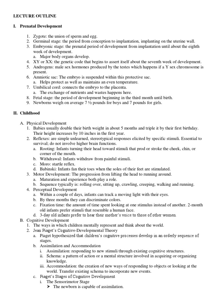 03 - Life Span Development | PDF | Attachment Theory | Adolescence