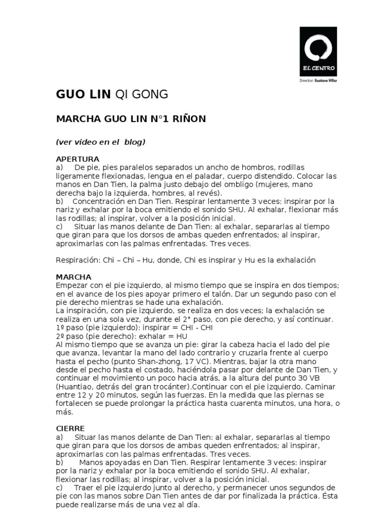 Marcha Guo Lin | PDF | Qigong | Sistema linfático