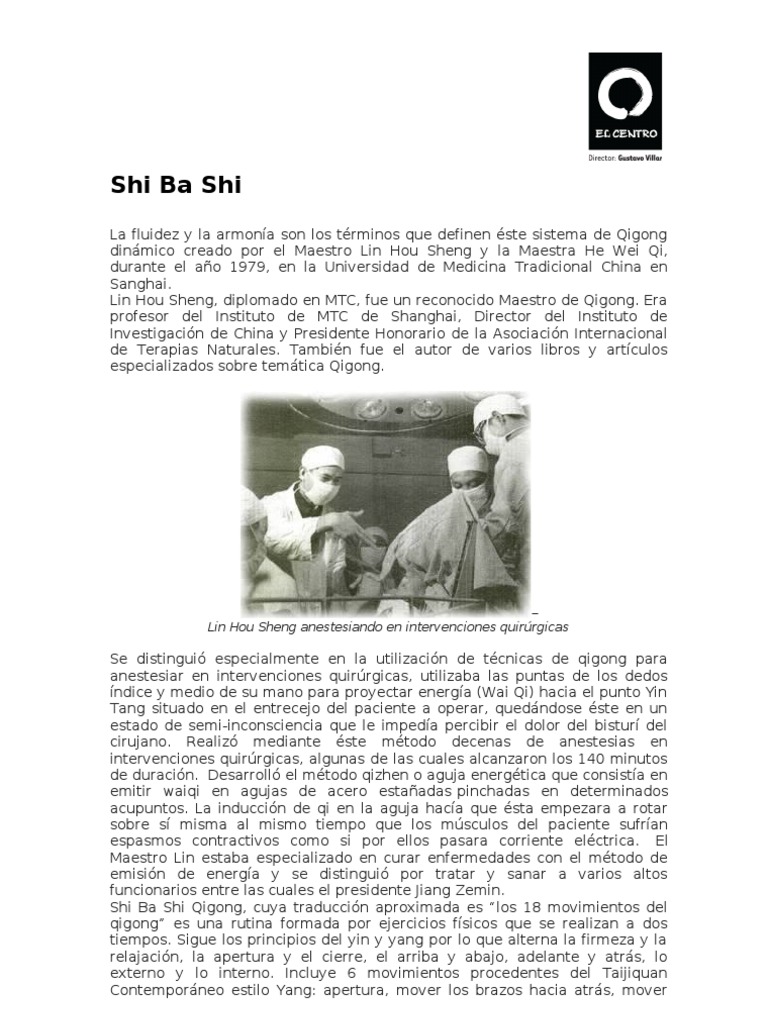 Shi Ba Shi Solo | PDF | Qi | Qigong