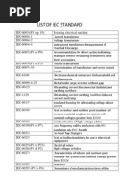 Iec Standards | PDF | Insulator (Electricity) | High Voltage