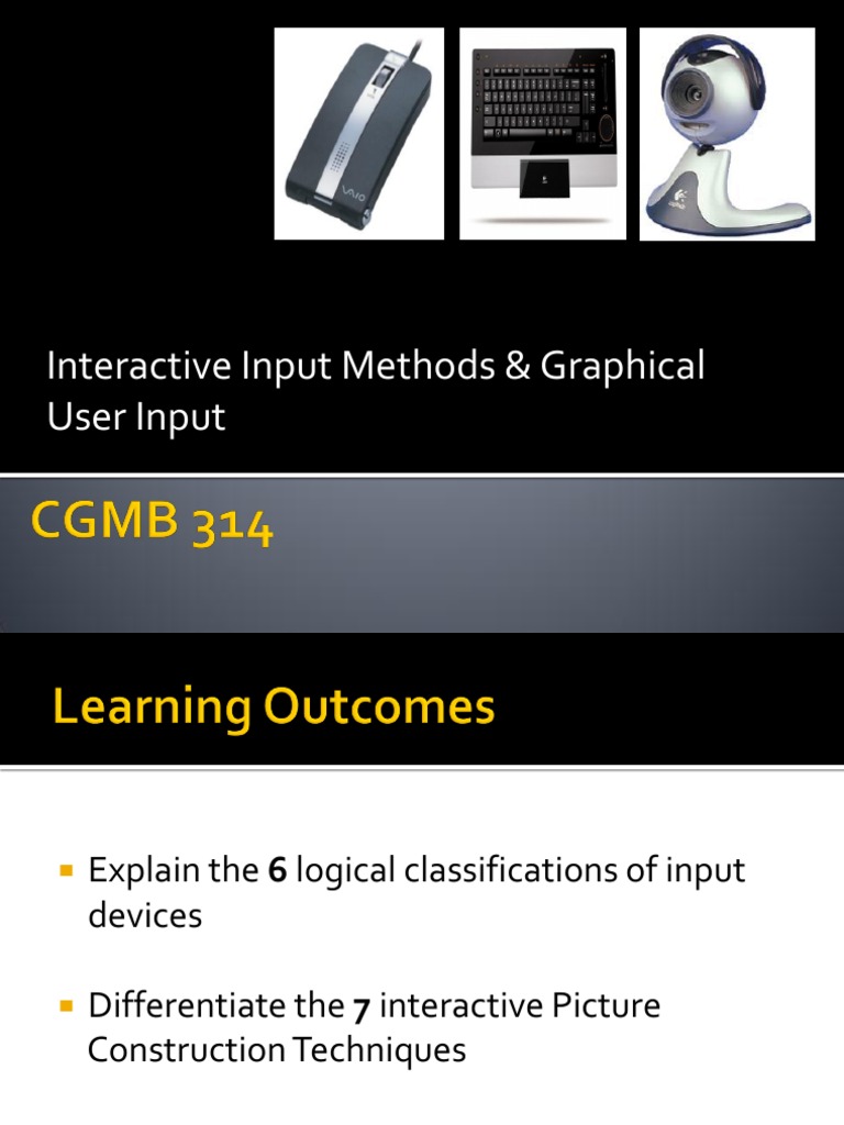 Chapter 7 Interactive Input Methods And Gui Pdf Graphical User Interfaces Computer Keyboard