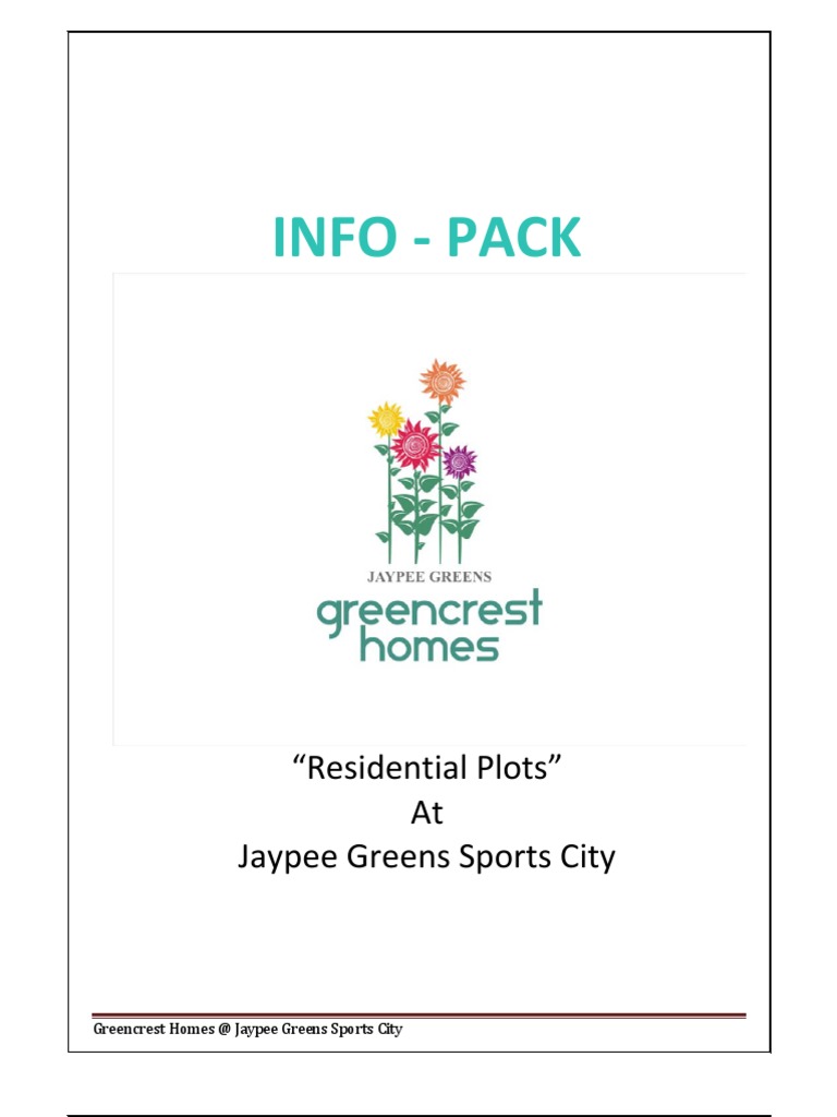 Greencrest Homes Infopack | PDF