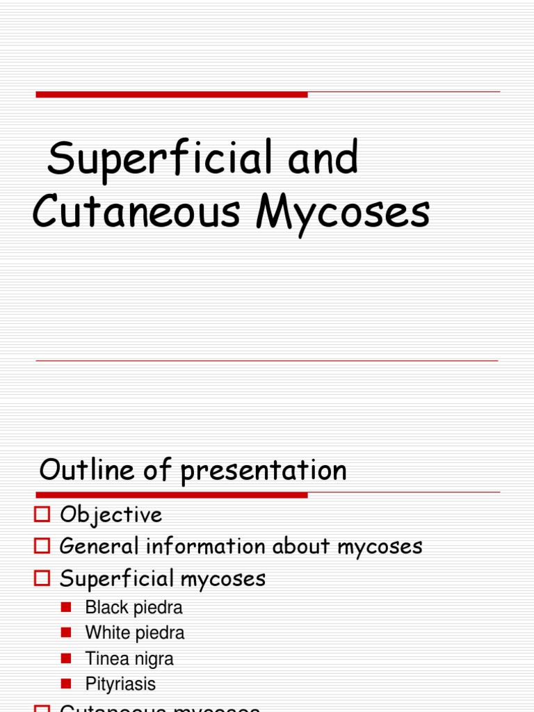 Overview of Superficial and Cutaneous Mycoses | PDF | Fungus | Microbiology
