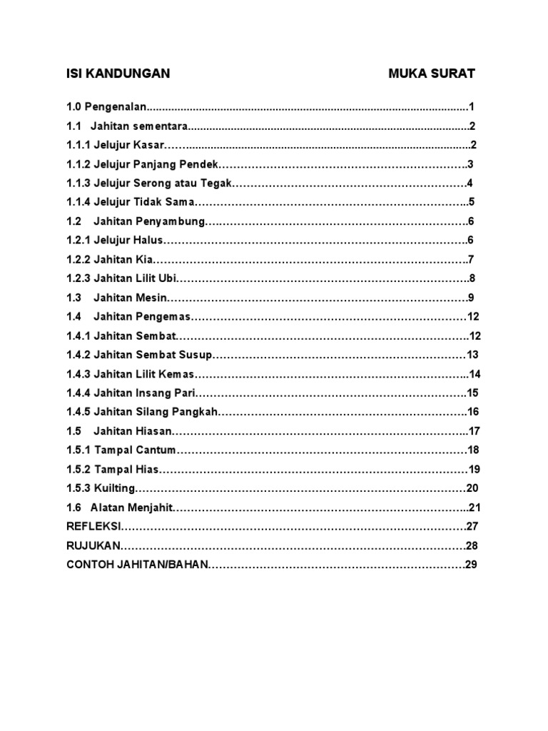 Isi Kandungan Muka Surat | PDF | Memasak, Makanan, & Anggur | Sejarah