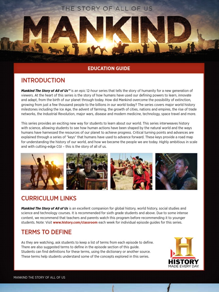 Mankind Classroom Guide | PDF | Human | Earth