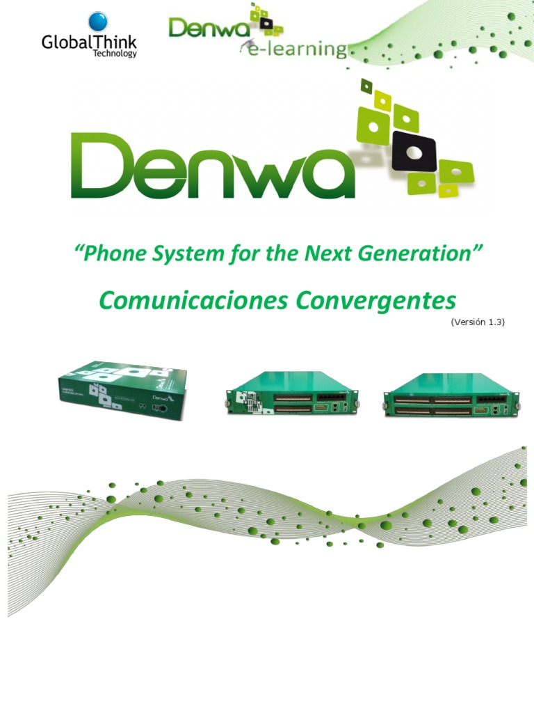 Denwa Comunicaciones Convergentes Introducción | PDF | Voz sobre IP ...
