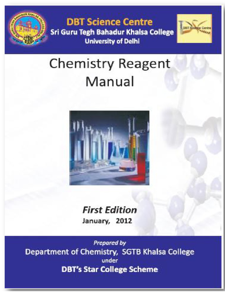 Chemical Reagents Preparation | PDF