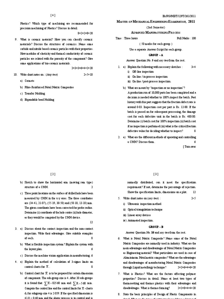 Advanced Manufacturing Process | PDF | Ceramics | Composite Material