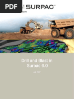Surpac Drill and Blast Tutorial | PDF | Blast | Elevation