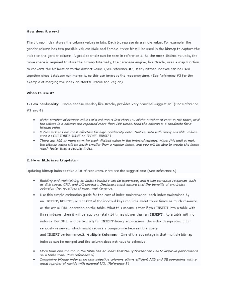Index | PDF | Database Index | Information Technology Management