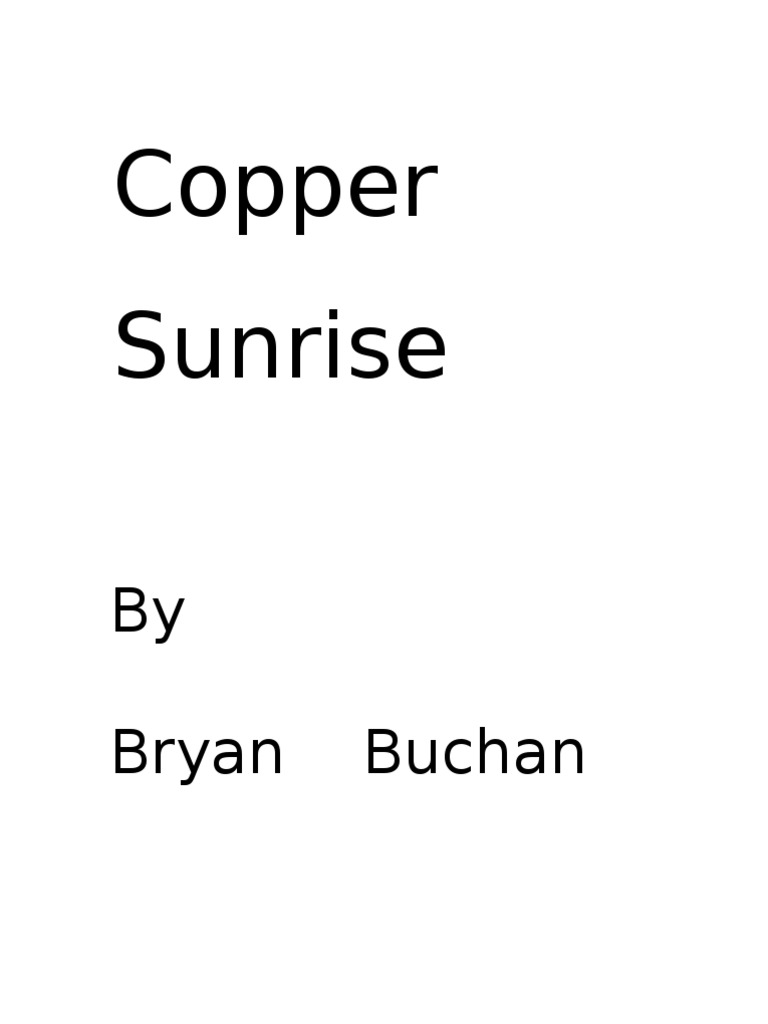 Copper Sunrise | PDF | Trees | Wellness