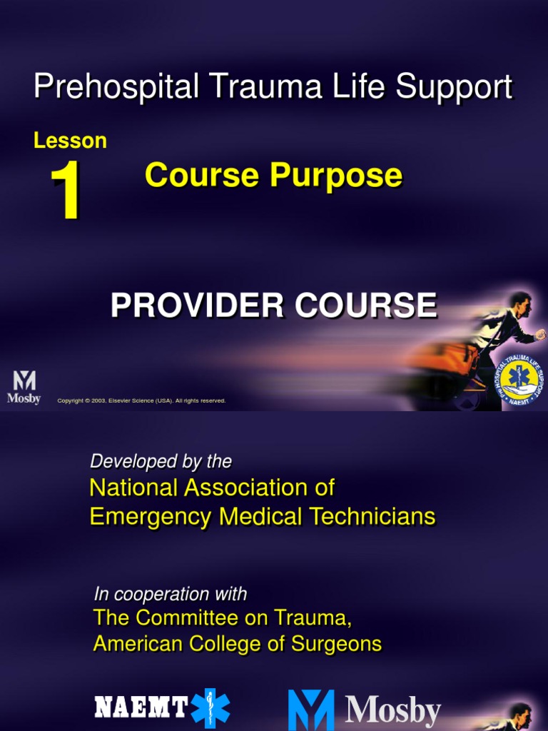 Prehospital Trauma Life Support: Course Purpose | PDF | Major Trauma ...