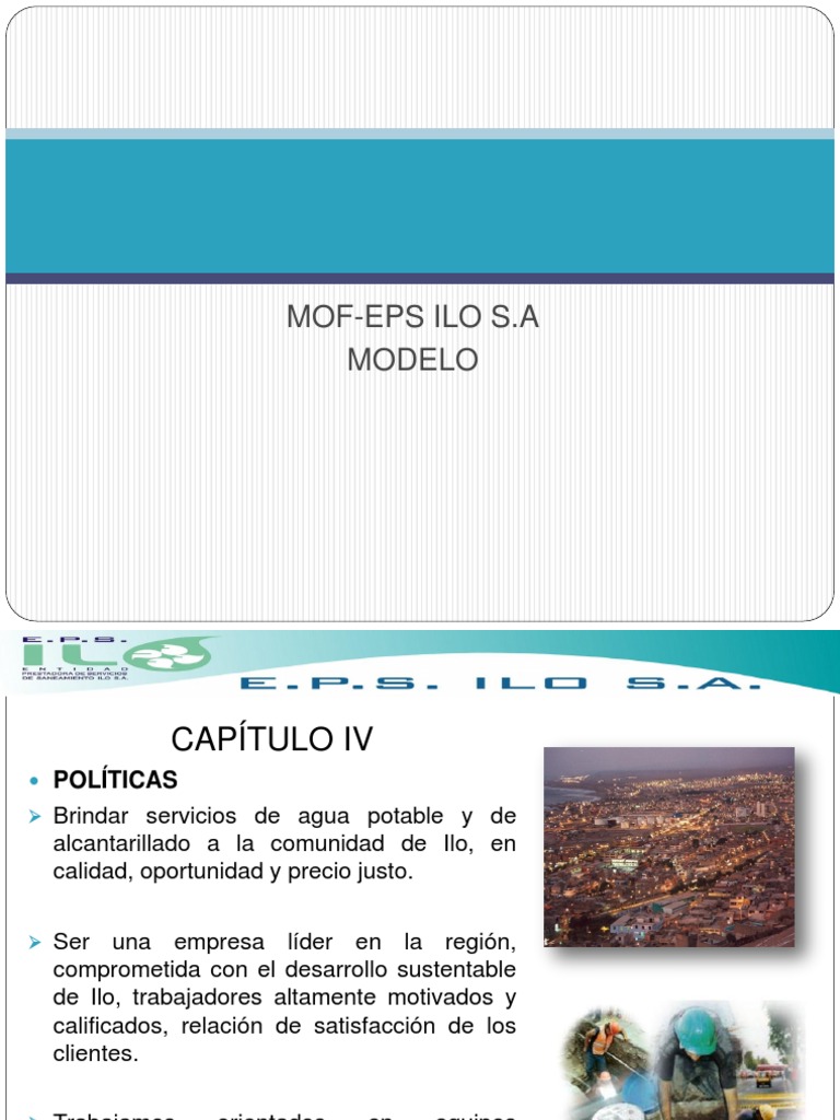 Mof Epli Sac | PDF | Organización Internacional del Trabajo | Planificación