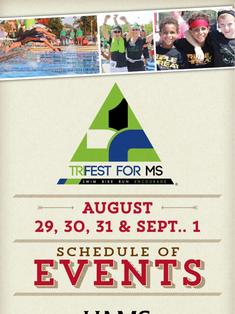 TRIFEST 2023: MS Fundraising Events Schedule | PDF | Ironman Triathlon ...