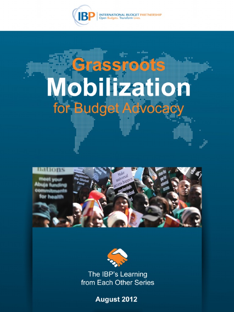 Grassroots Mobilization For Budget Advocacy | PDF | Community ...
