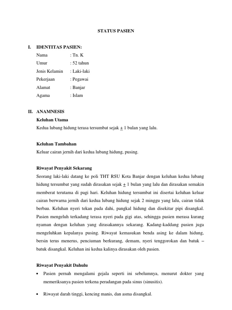 Sinusitis Maksilaris Dentogen | PDF