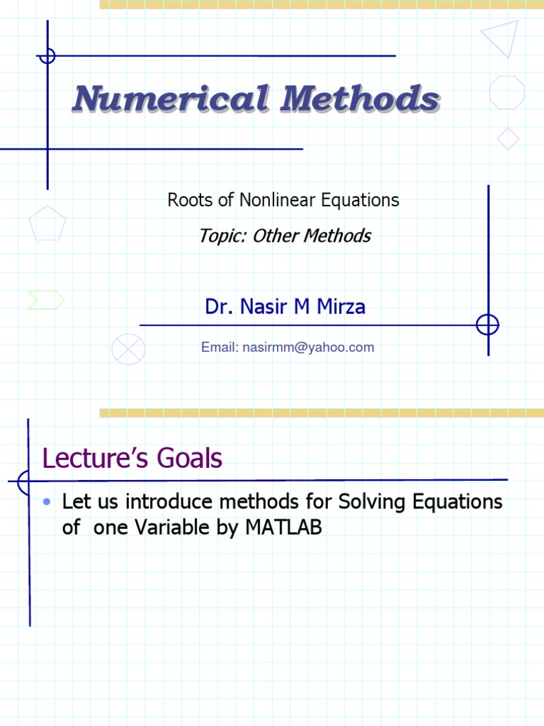 Lec 9 Other Methods | PDF | Polynomial | Zero Of A Function