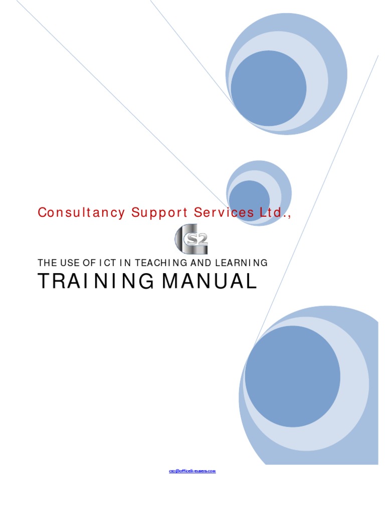 ICT Training Manual | Computer Program | Programming