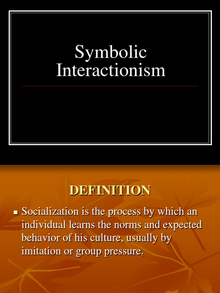 Symbolic Interactionism | Pragmatism | Psychological Concepts