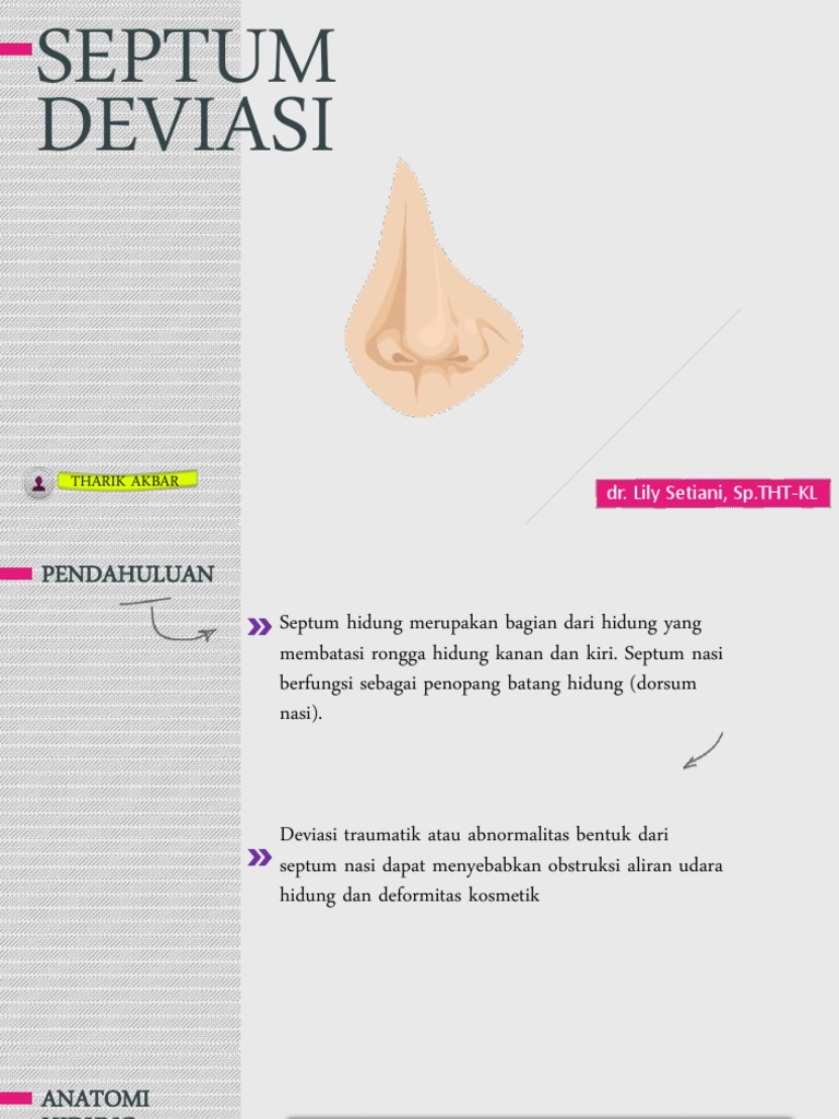 Septum Deviasi | PDF