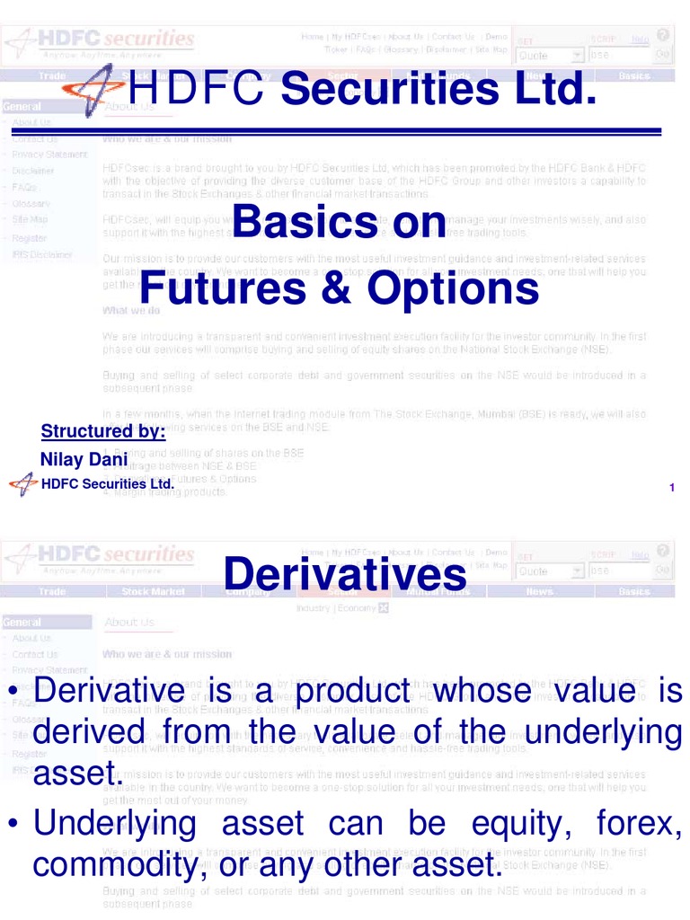Derivatives Basics | PDF | Put Option | Moneyness